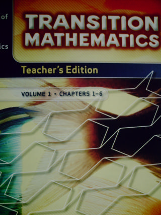 UCSMP Transition Mathematics Volume 1 TE (TE)(H) by Viktora ...
