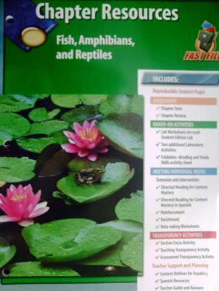 Glencoe Science Chapter Resources Fish Amphibians & Reptiles (P ...