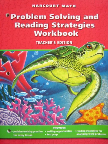 Harcourt Math 4 Problem Solving & Reading Strategies (CA)(TE)(P ...