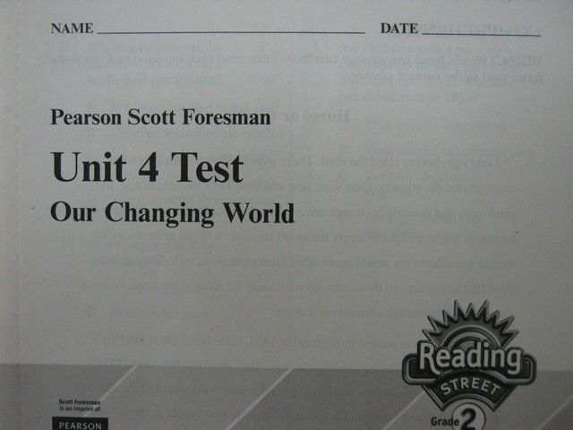 Reading Street 3 Unit 2 Test (P) [0328390259] - $4.95 : Textbook and ...