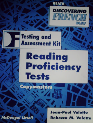 Discovering French Blanc Lesson Quizzes (P) by Valette & Valette ...