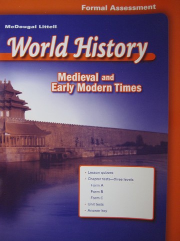 Medieval & Early Modern Times Formal Assessment (P) [061853072X] - $84. ...