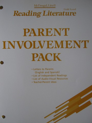 Reading Literature 6 Gold Level Parent Involvement Pack (P) [0866095950 ...
